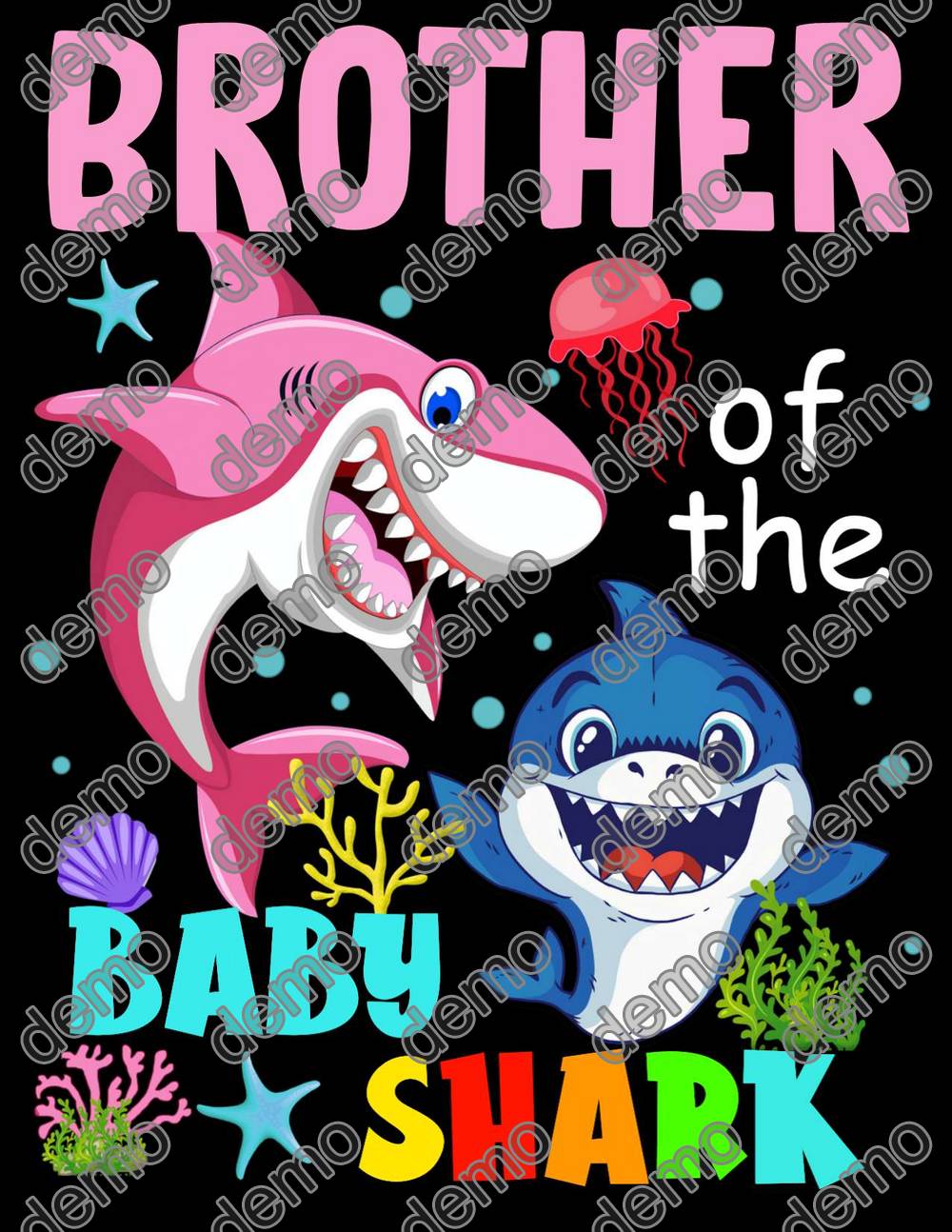 Mommy of the baby shark Family Matching Party Shirts | Bobotemp