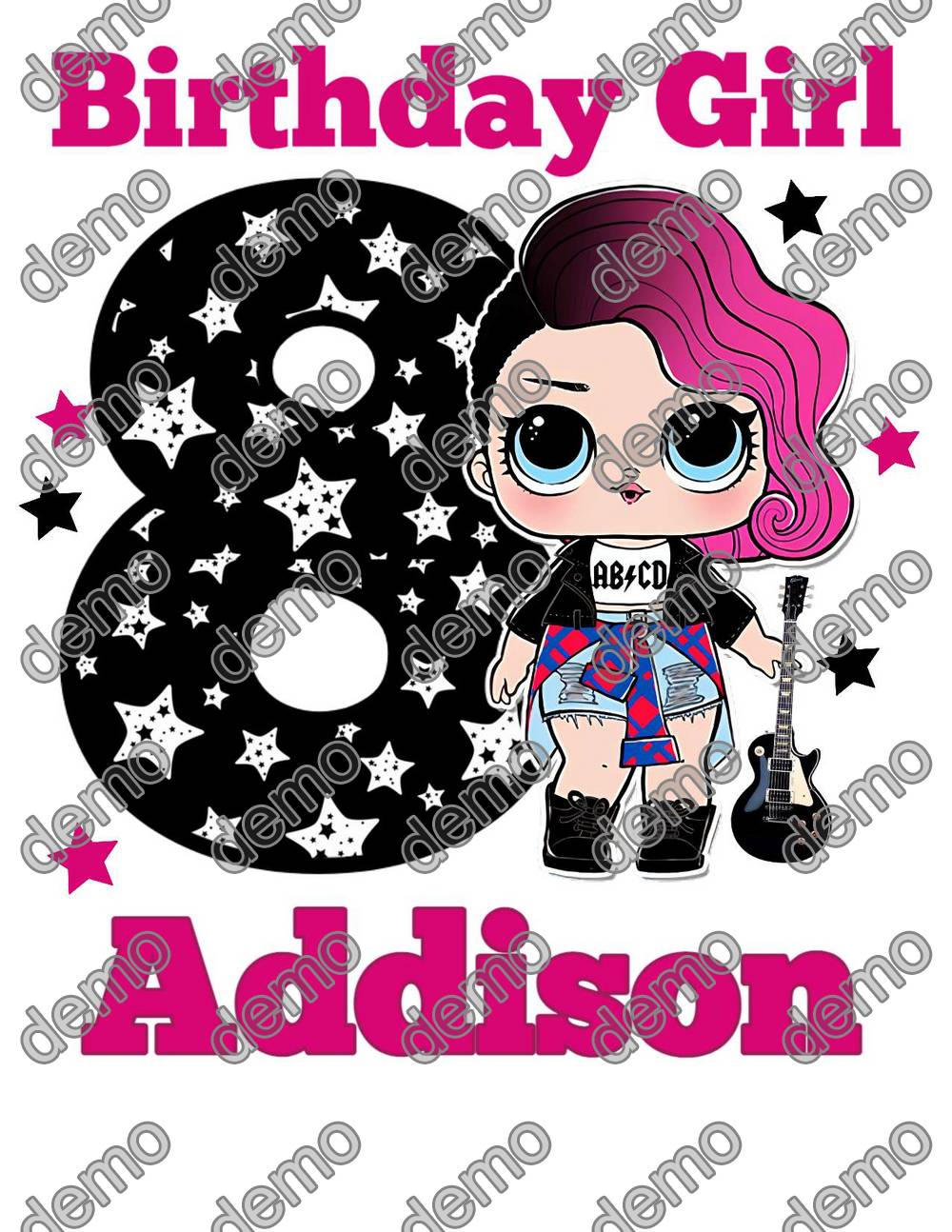 Lol Rocker Birthday Family Matching Party Shirts | Bobotemp