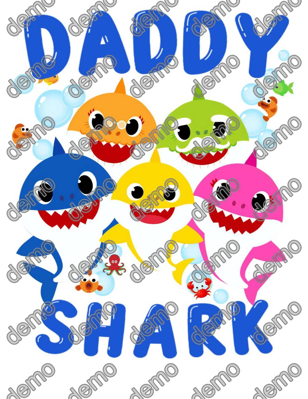 Baby Shark Family Matching Party Shirts | Bobotemp