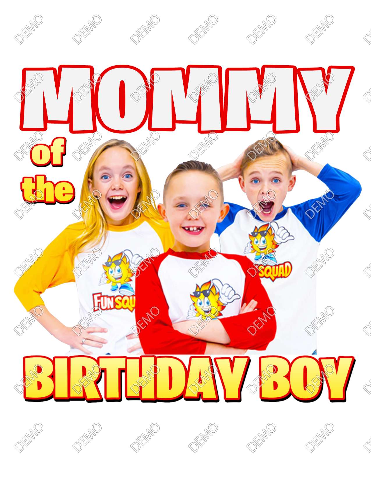 Funsquad Family Birthday T-Shirt | Bobotemp