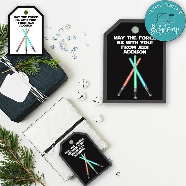 Star Wars Printable Gift Tags MORE Star Wars FREE Printable Gift Boxes