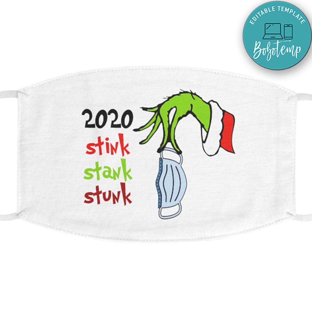 2020 Stink Stank Stunk Washable Face Mask | Bobotemp