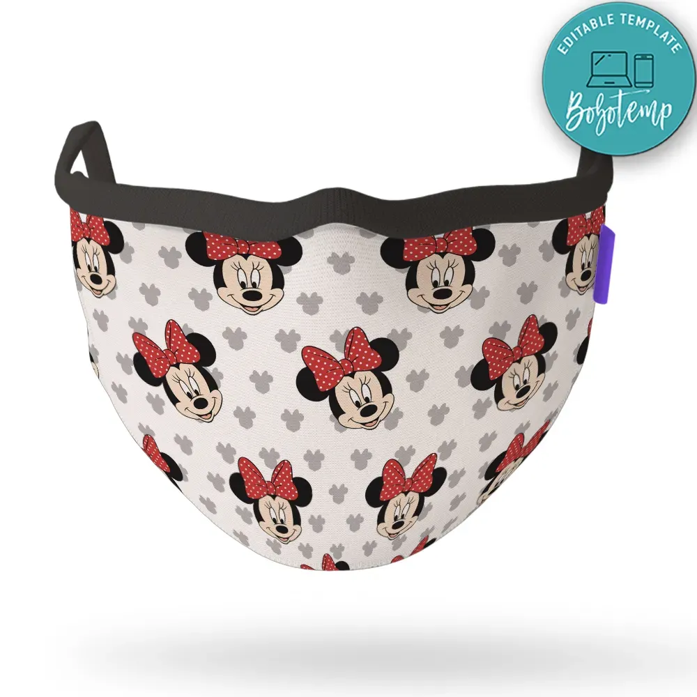 Minnie Mouse Face Mask for Girl | Bobotemp