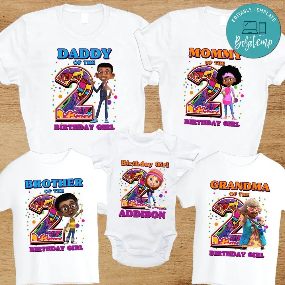 Motown Magic Birthday Family Matching Party PNG file for Boy | Bobotemp