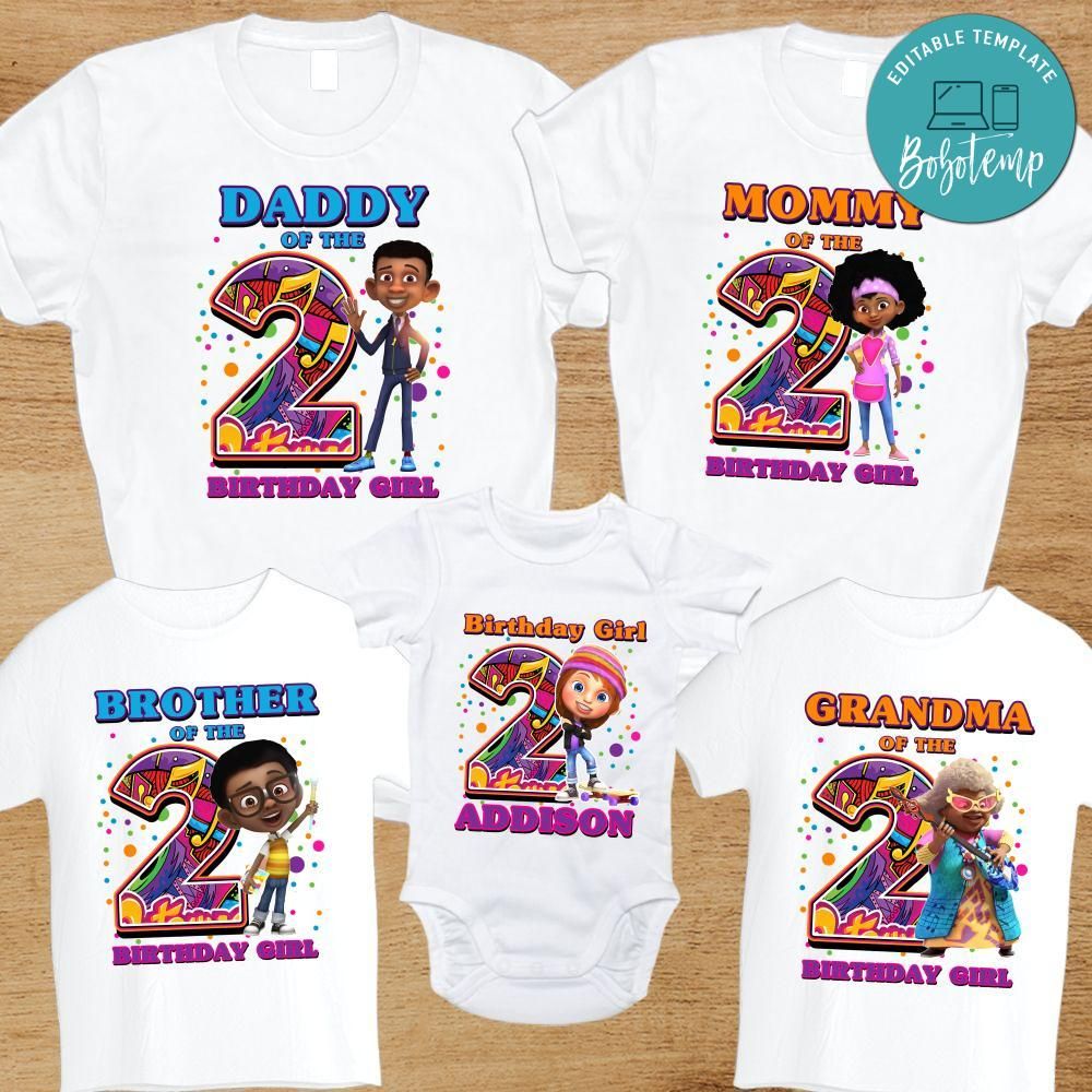 Motown Magic Birthday Family Matching Party PNG file for Boy | Bobotemp