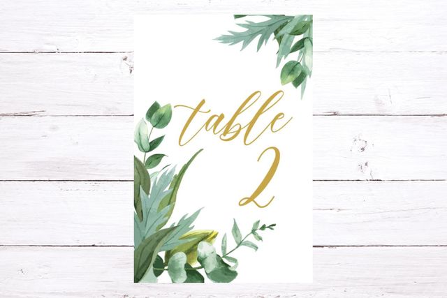 Editable Wedding Table - Instantly Personalize | Bobotemp