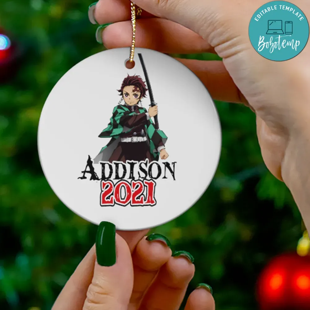 Demon slayer Christmas Ornament Gift | Bobotemp