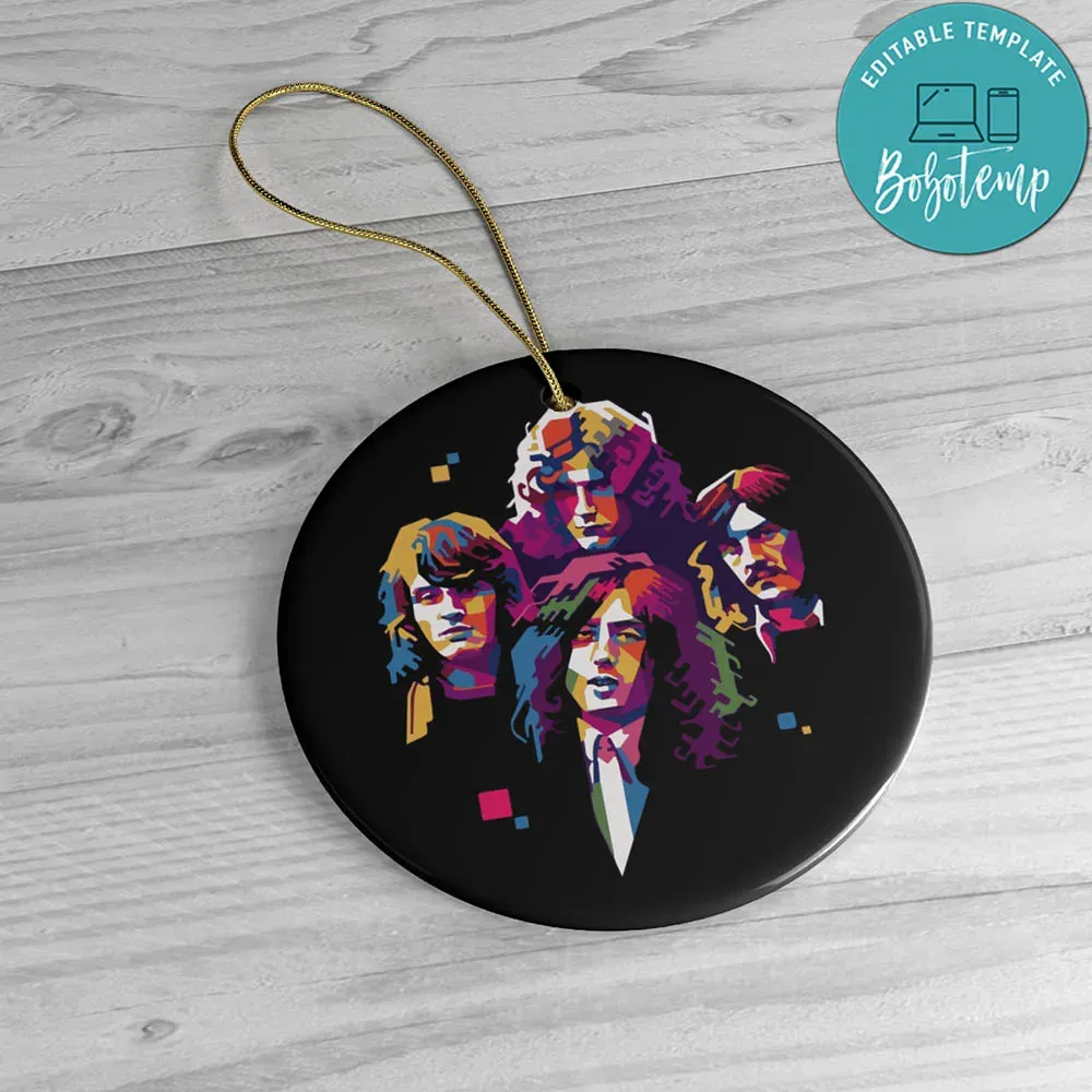 Led Zeppelin Rock Band Ornament Gift | Bobotemp