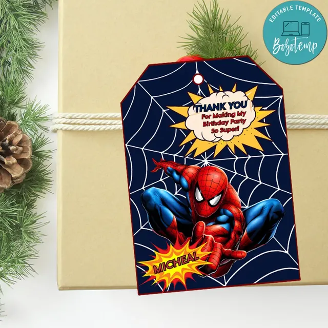 printable spider man template