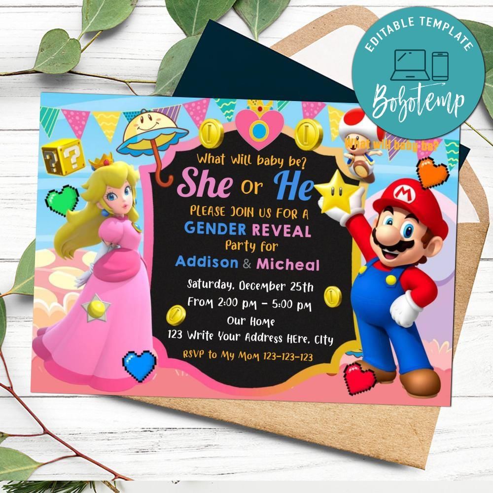 Mario And Peach Gender Swap