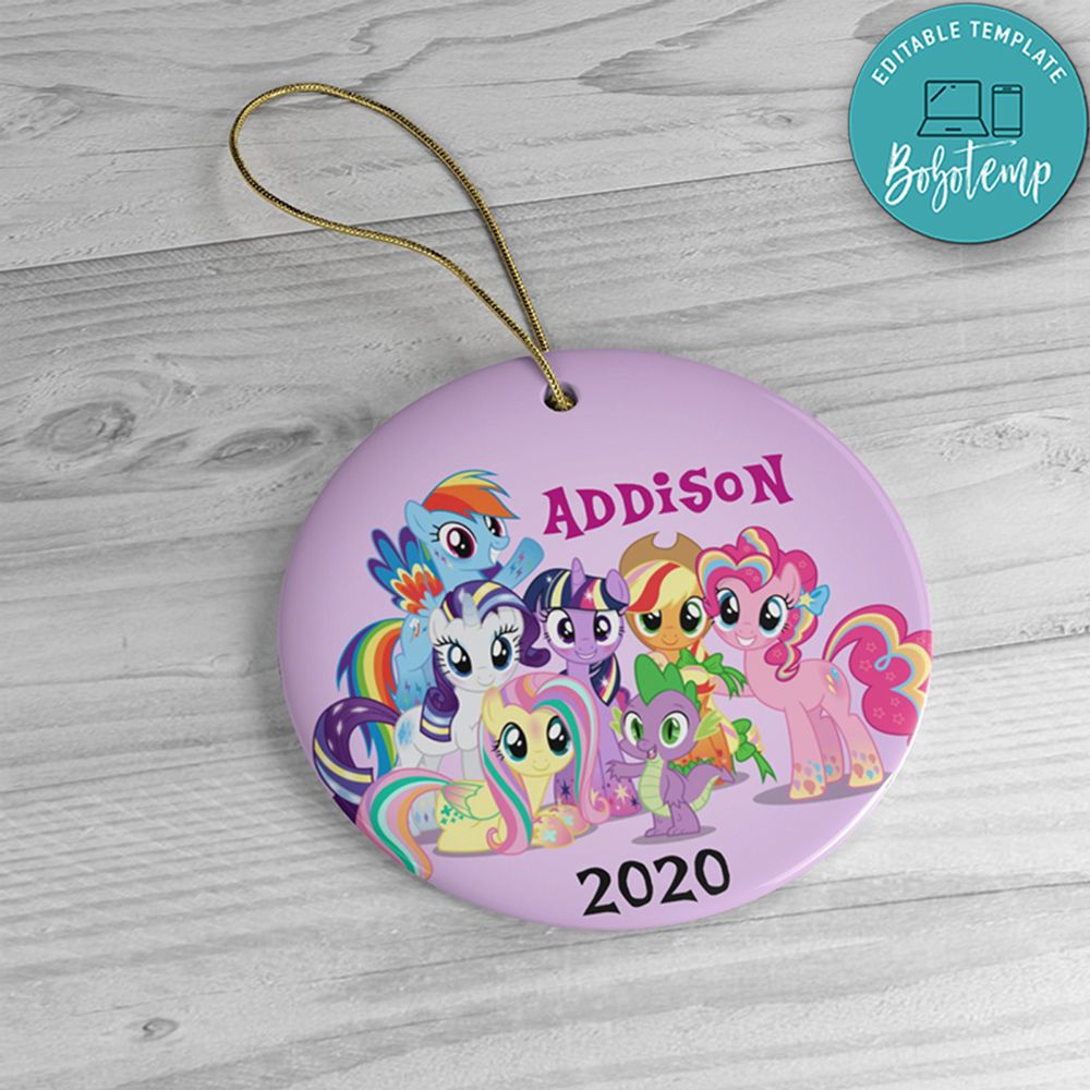 My Little Pony Christmas Ornament Gift | Bobotemp