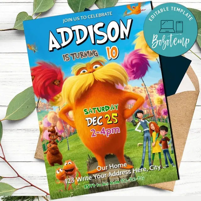 The Lorax Birthday Theme | ppgbbe.intranet.biologia.ufrj.br