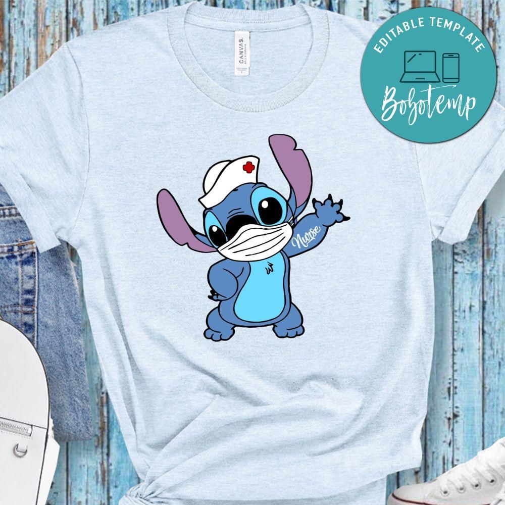 Cute Stitch Nurse Shirt | Bobotemp