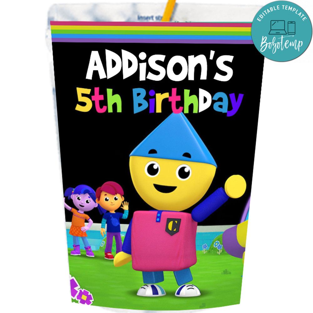 Charlie's Colorforms City Capri Sun Labels Digital File Printable ...