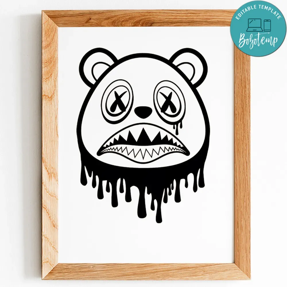 Baws Drip Logo inspired PNG file template | Bobotemp