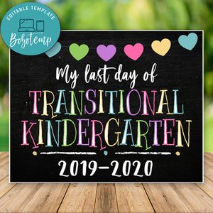 Create Your Own Custom Last Day of School Sign, Shirt Template | Bobotemp