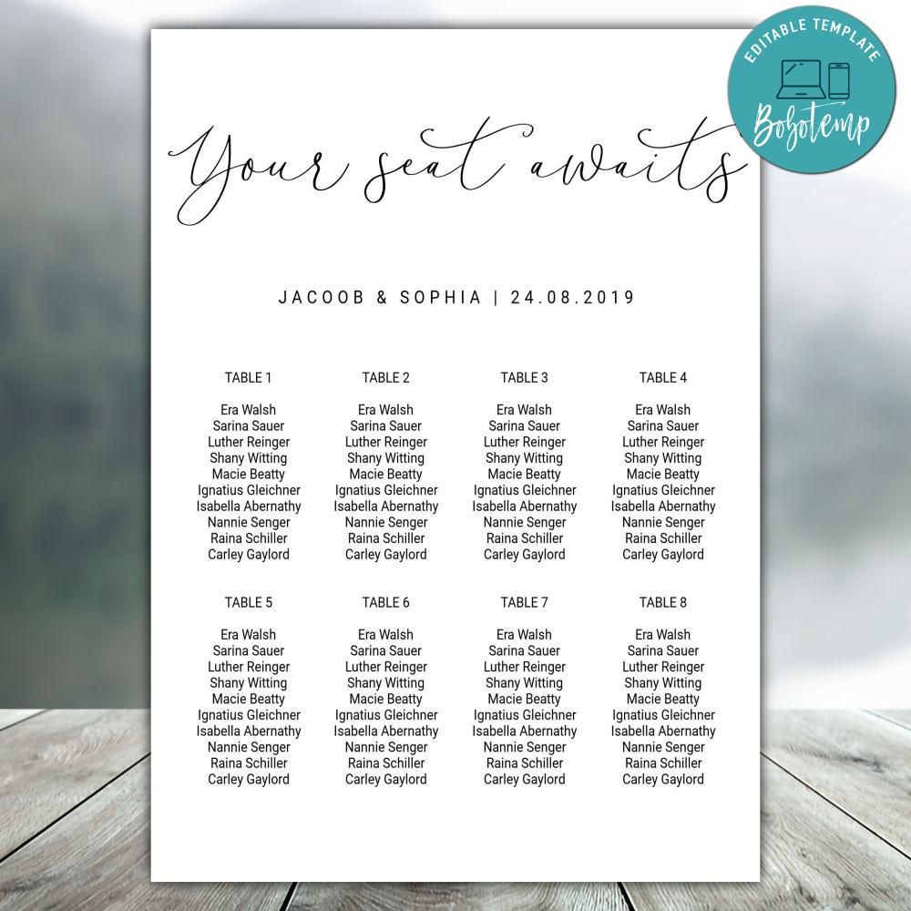 Table Chart Template