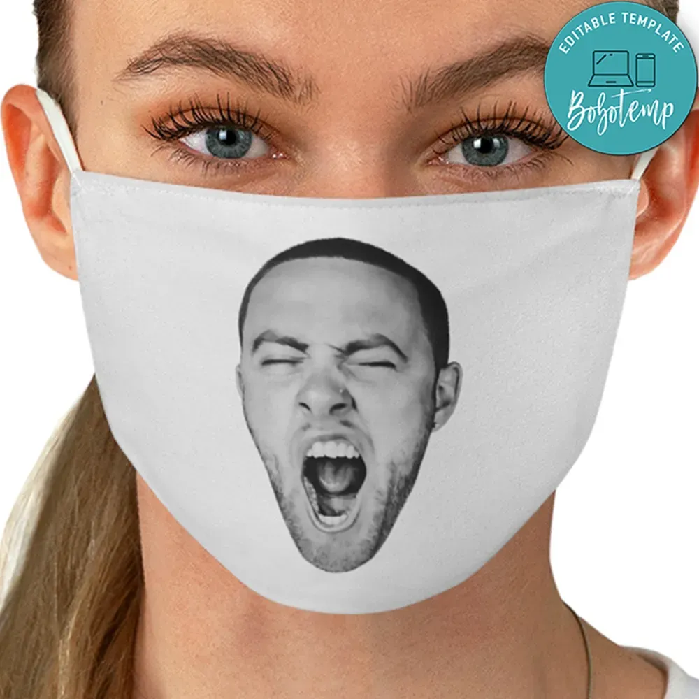Rapper Mac Miller Washable Face Mask | Bobotemp