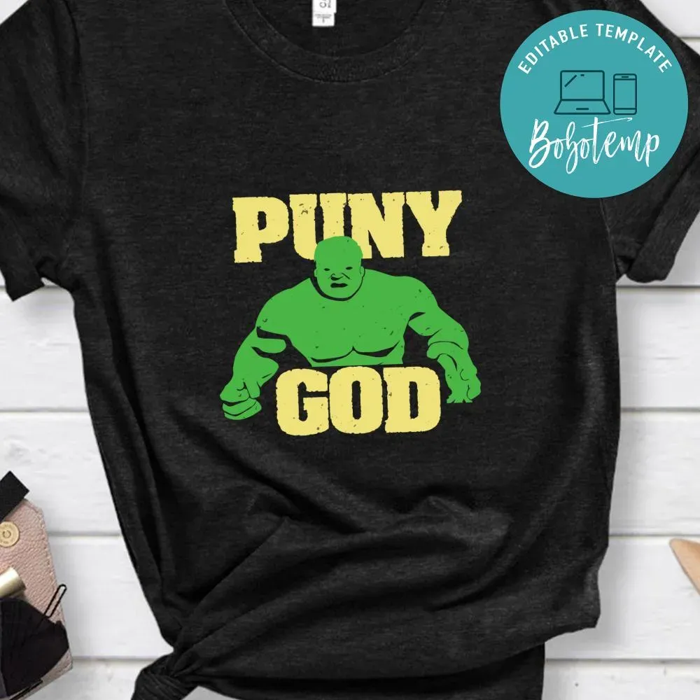 Puny god Avenger Shirt | Bobotemp
