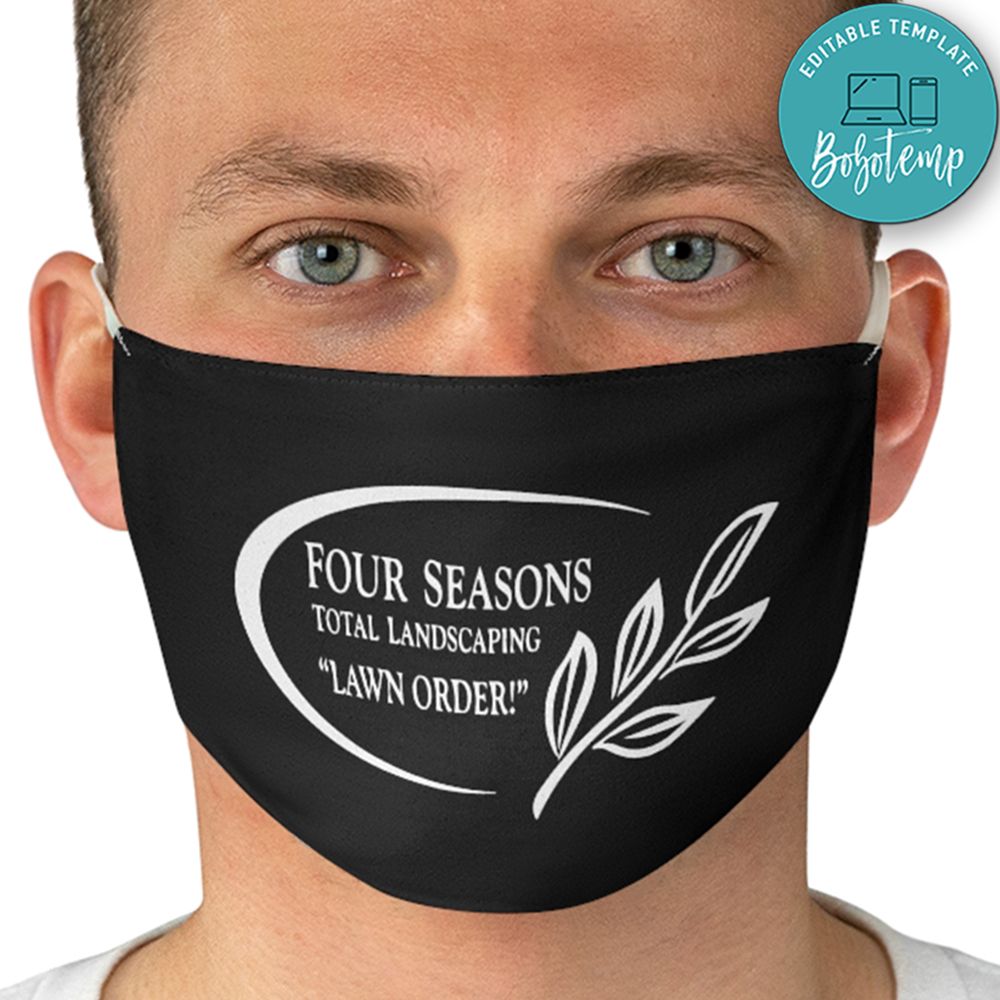 Four seasons total landscaping Washable Face Mask | Bobotemp