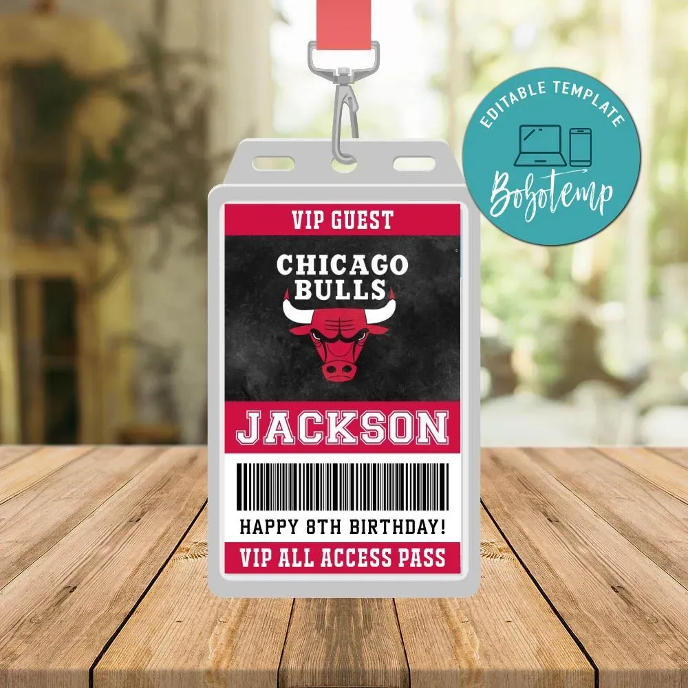 Chicago Bulls Vip Pass Instant Download | Bobotemp