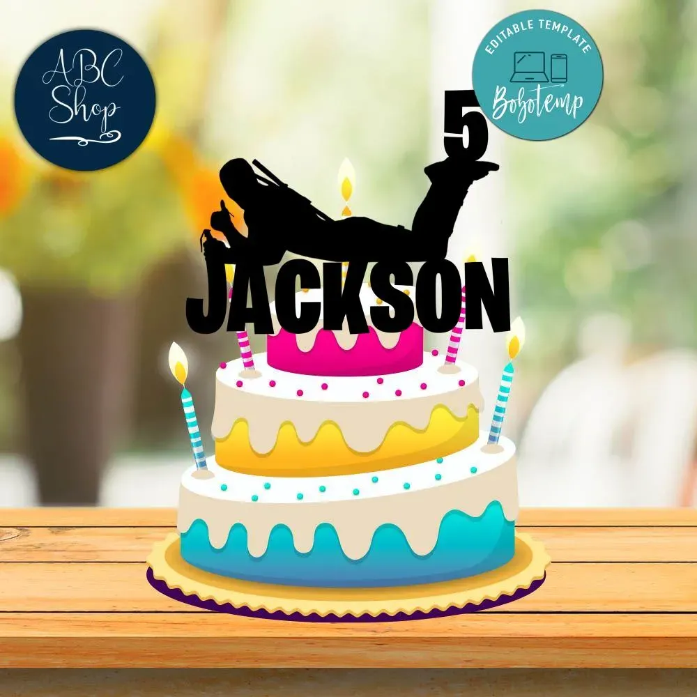 Printable Deadpool Birthday Cake Topper Template Instant Download ...