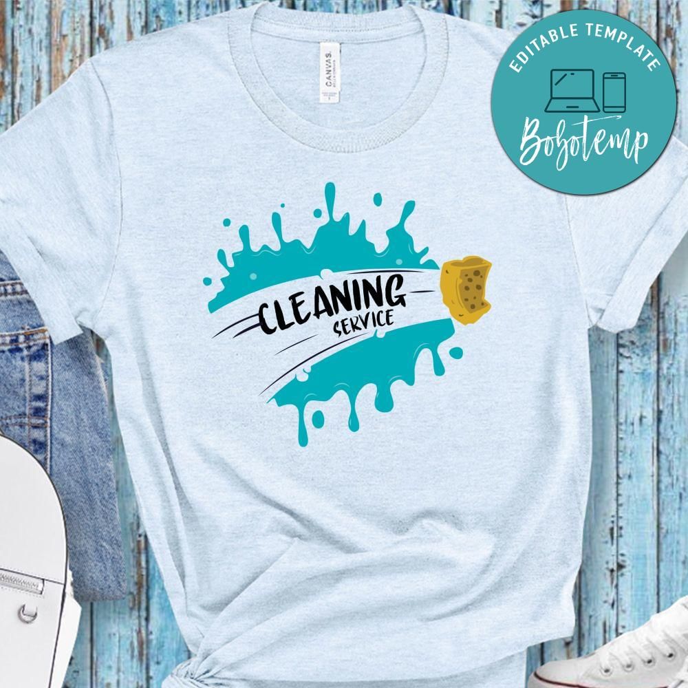 Cleaning Service T Shirt Bobotemp