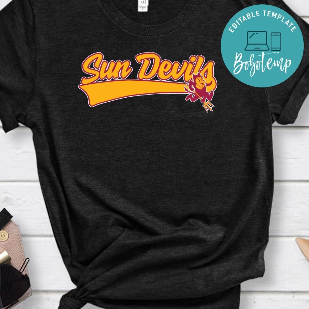 Sun Devils Inspired PNG file template | Bobotemp