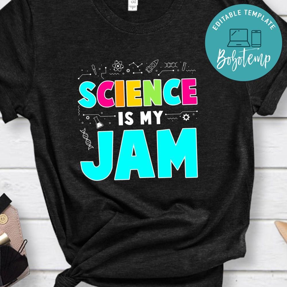 Science Is My Jam Cute Science Teacher Appreciation PNG file template ...