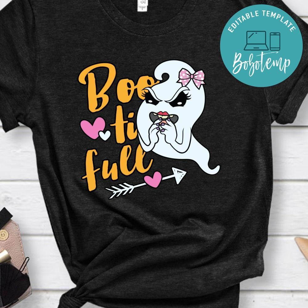 Boo ti full PNG file template | Bobotemp