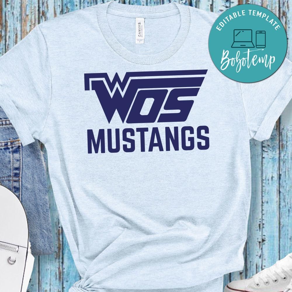 Wos mustangs PNG file template | Bobotemp