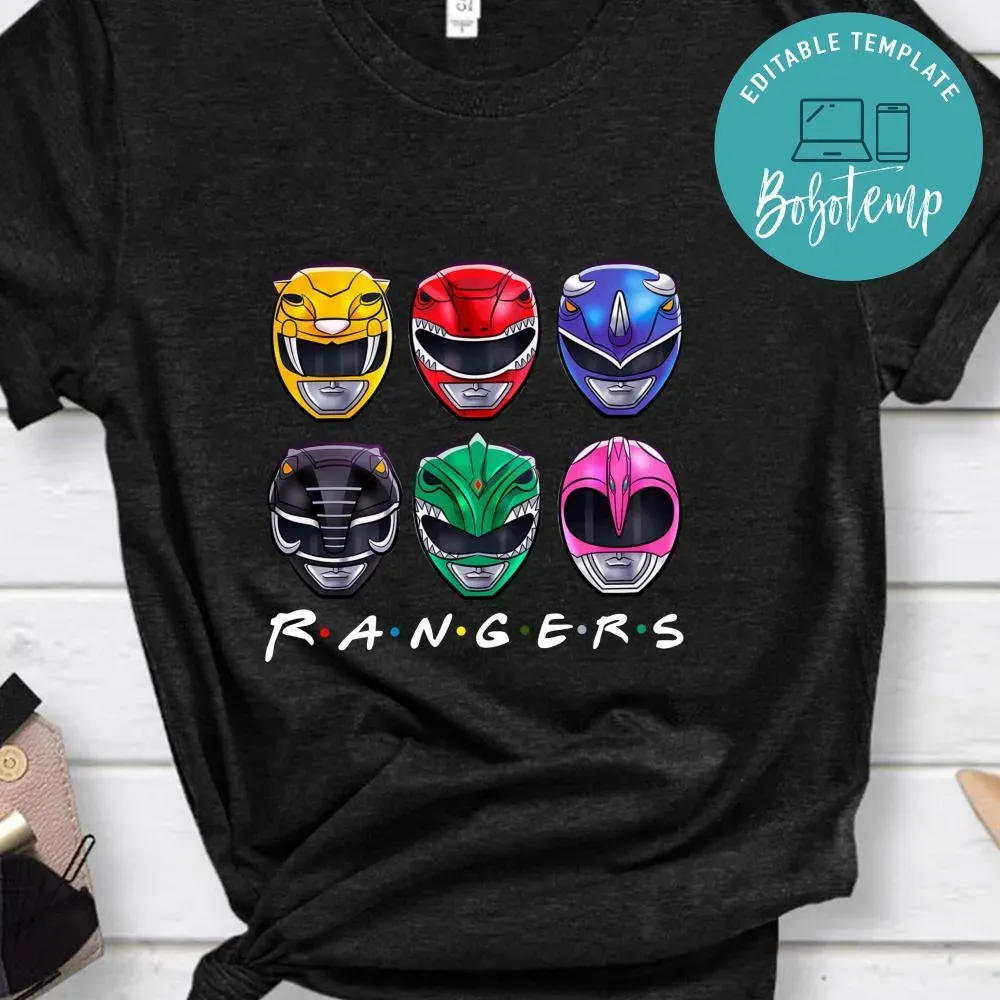 Rangers Mighty Morphin Power Rangers Shirt | Bobotemp
