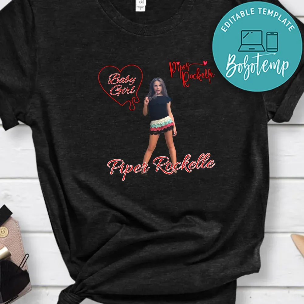 Piper Rockelle Baby Girl Shirt | Bobotemp