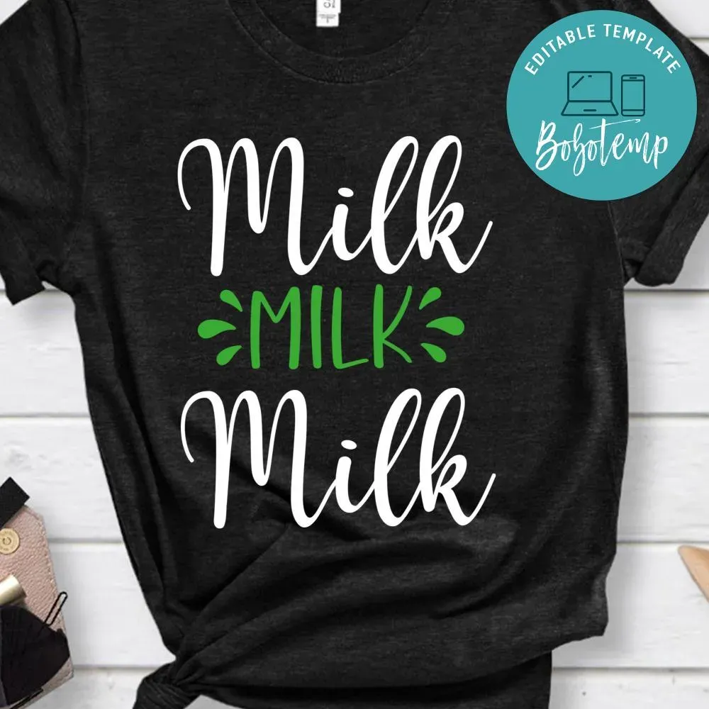 Milk Milk Milk Shirt | Bobotemp