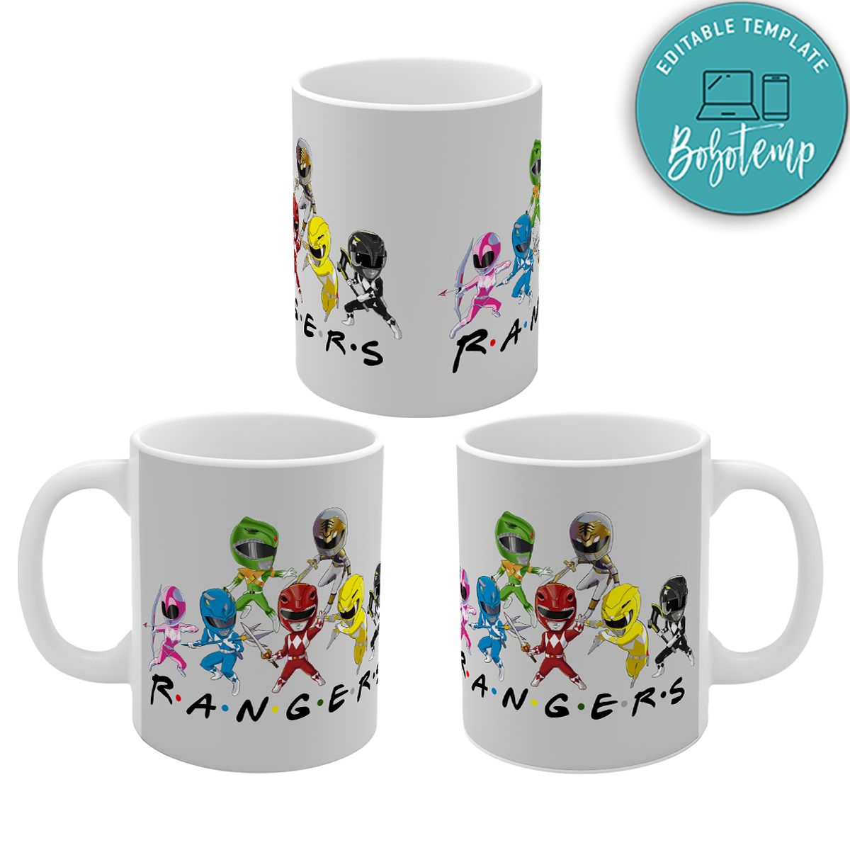 Mighty Morphin Power Rangers Mug | Bobotemp