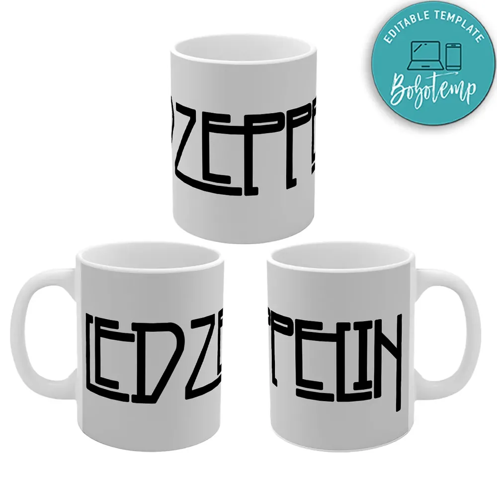 Led Zeppelin Rock Band Mug | Bobotemp