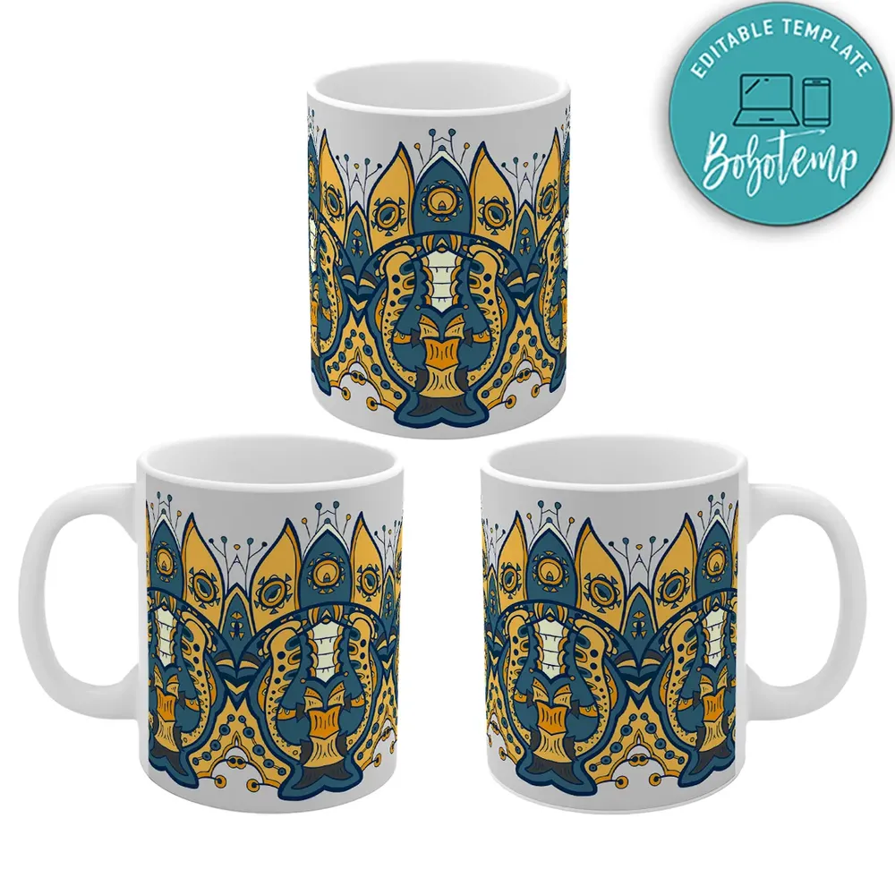 Abstract Design Mug | Bobotemp