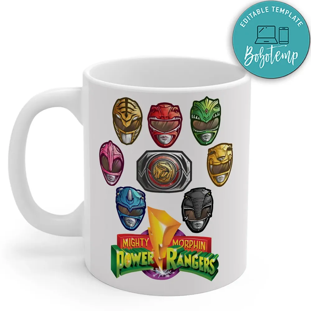Mighty Morphin Power Rangers Mug | Bobotemp