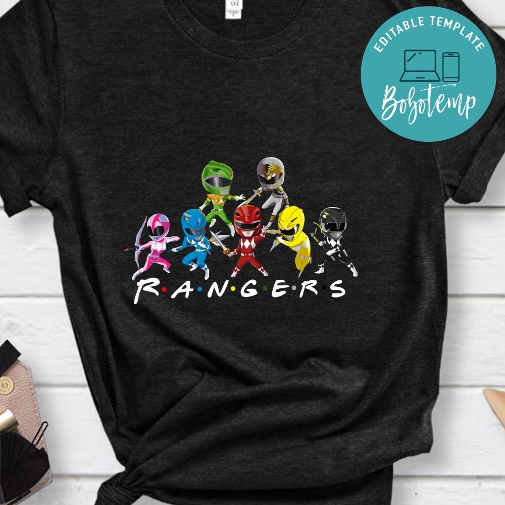 Mighty Morphin Power Rangers Shirt | Bobotemp
