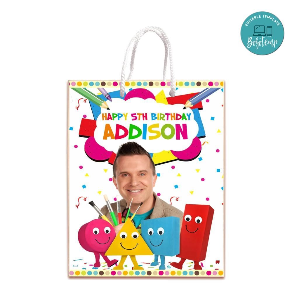 Mister Maker Gift Bag Label Template Printable DIY | Bobotemp