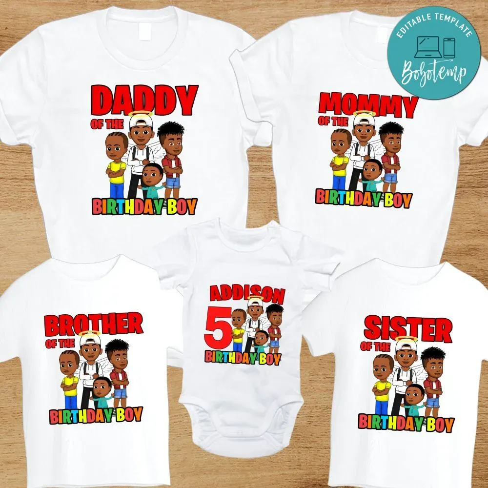 Jools tv Family Birthday PNG file template | Bobotemp