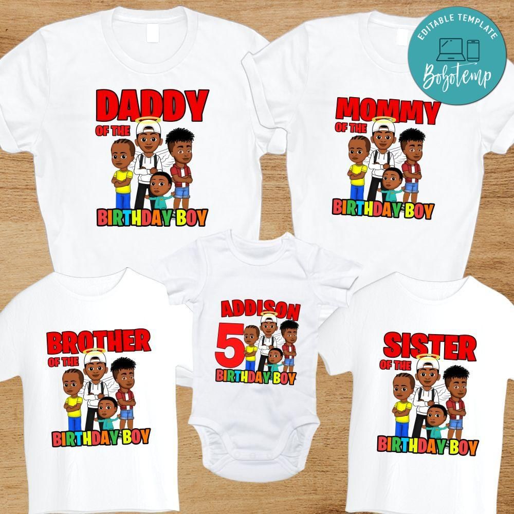 Jools tv Family Birthday PNG file template | Bobotemp