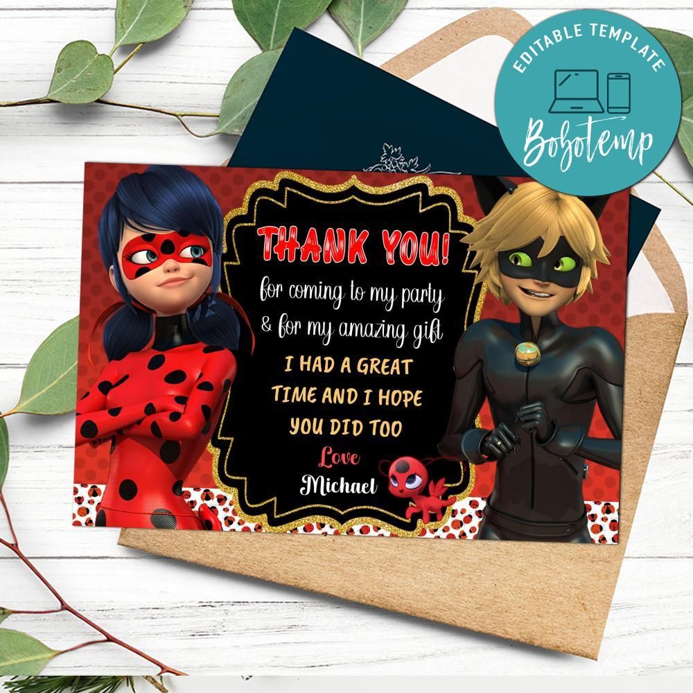 Ladybug Card Template Ladybug Birthday Party With FREE Printables