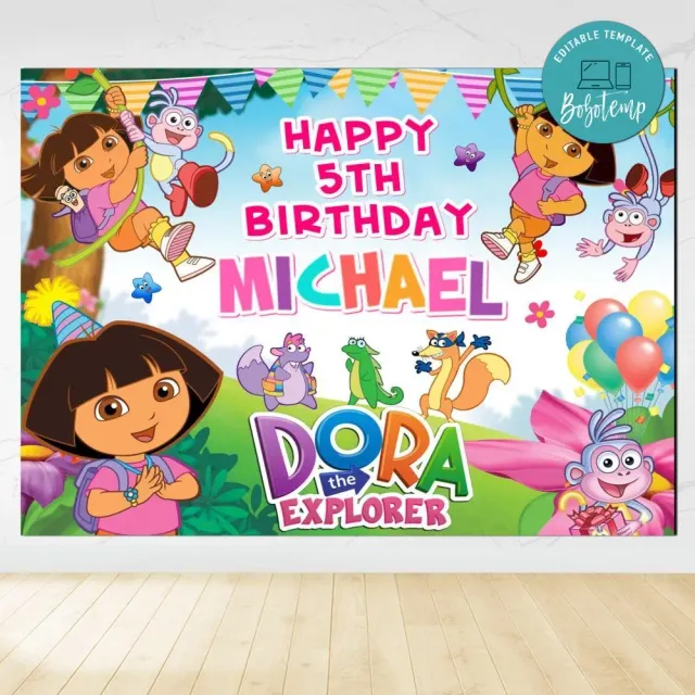 Dora The Explorer Tarpaulin Design