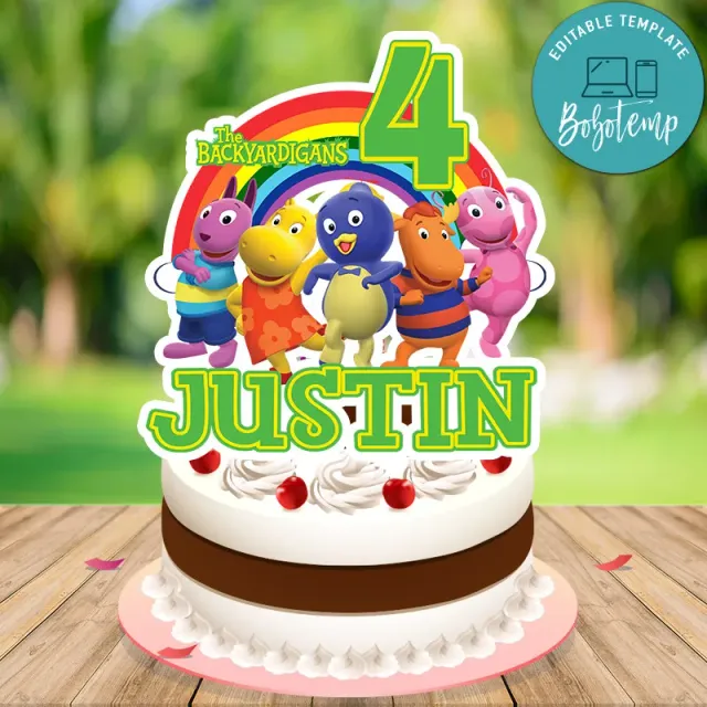 backyardigans sheet cake