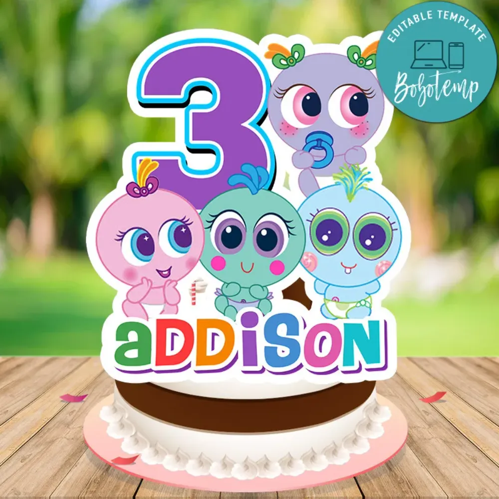 Ksimerito Birthday Cake Topper Template Printable Createpartylabels