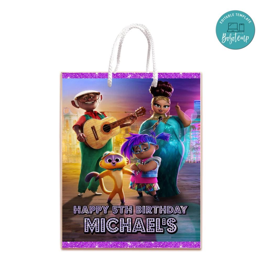 Vivo Movie Gift Bag Label Template Printable DIY | Bobotemp
