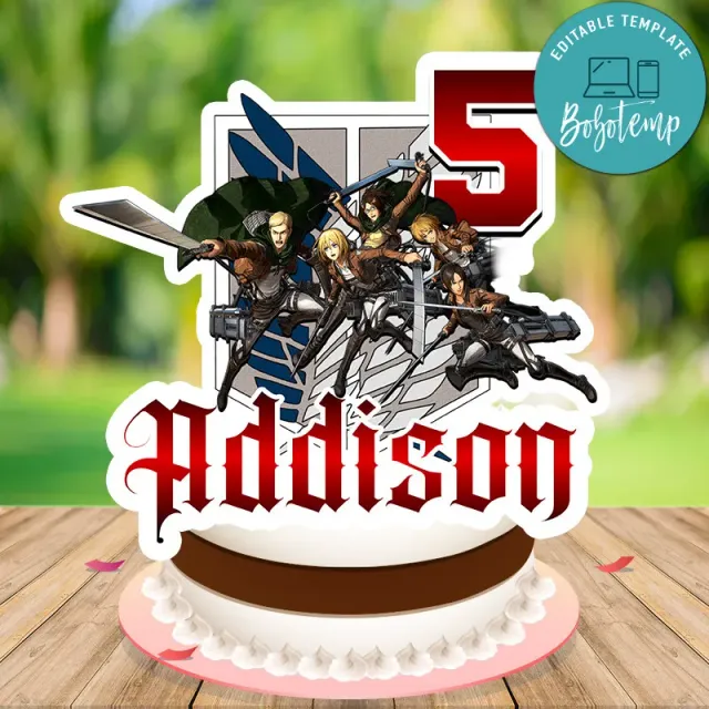 Attack On Titan Cake