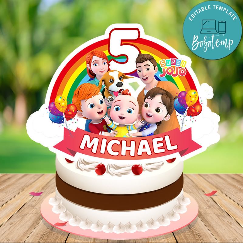 super why cake topper