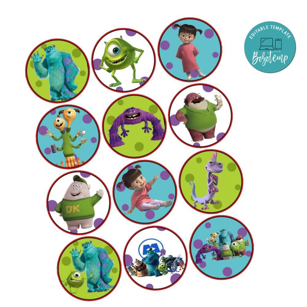 Monster High Printable Cupcake Toppers